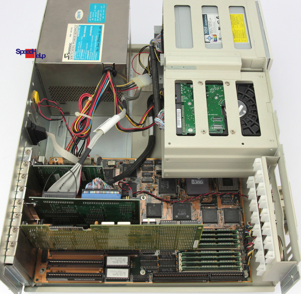 Escom Vintage Retro Intel 80386 386 Computer PC Dx 25MHZ Windows 3.1 Ms ...