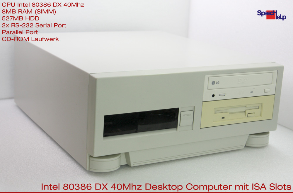 COMPUTER PC 386DX 40MHZ INTEL 80386 8MB RAM OLD GAMES WINDOWS 3.11 DOS ...